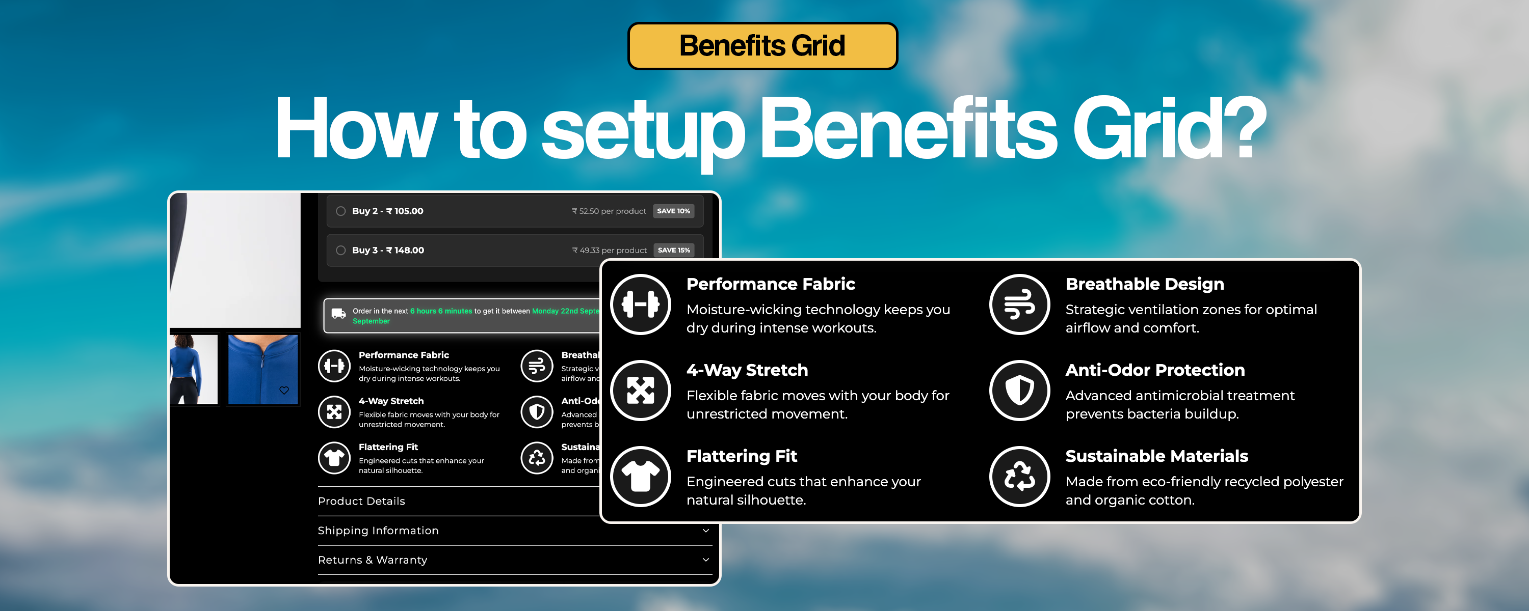 How to setup Benefits Grid? – Jhango Theme Store